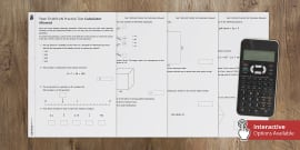 Year 7 NAPLAN Practice Test 4 - Non Calculator - Twinkl