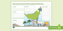 UAE Animals Fact File Activity (teacher made) - Twinkl