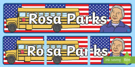 Rosa Parks Writing Worksheet / Worksheet (teacher made)