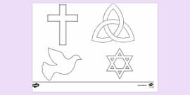 Nuclear Symbol Colouring | Colouring Sheets