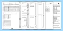Year 4 Maths Assessment Pack: Term 1 (teacher made)