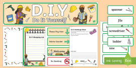 DIY Shop Role Play Pack Open Sign