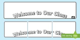 👉 Pirate Welcome to Arrrgh Class Display Banner - Twinkl