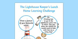 FREE! - Lighthouse Keepers Lunch Word mat - Primary Resources