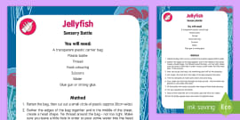 Jellyfish Split Pin Creature (teacher made)