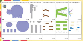 Paper Chain Crocodile Craft (teacher made) - Twinkl