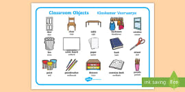 English | First Additional Language | My School Word Mat