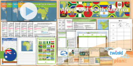 Year 4 HASS Geography Africa and South America Lesson 1