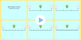 0-20 Number Line PowerPoint (teacher made)