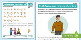 NZSL Fingerspelling Task (teacher made) - Twinkl