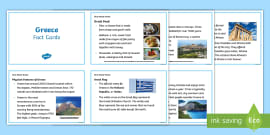 Greece KS2 Geography - KS2 Geography: Greece Fact File