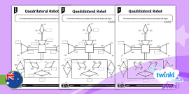 Quadrilaterals Worksheet | Challenge