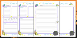 Magic Potion Writing Frames