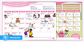July Events Calendar (2024) (teacher made) - Twinkl