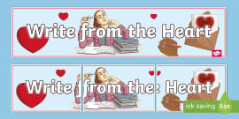 We Love to Write' Display Banner (teacher made) - Twinkl