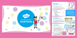 EYFS All about South Korea PowerPoint (teacher made)