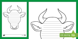 Armadillo Writing Template (Teacher-Made) - Twinkl