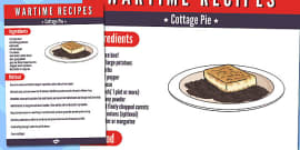 WW1 Recipes - Trench Stew - KS2 Primary Resources