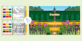 Spring Interactive Coloring