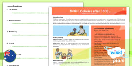 Sample History Lesson Plan | Year 5 HASS | Teaching Pack