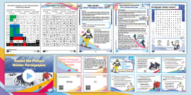 KS2 Winter Paralympics Differentiated Reading Comprehension Activity