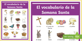 Easter Spanish Display Posters