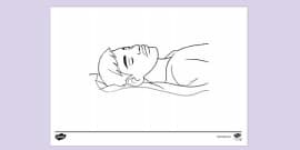 FREE! - First Aid Broken Bone Colouring Sheet (teacher made)