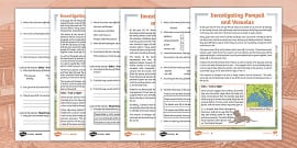 AD 79 Mount Vesuvius Timeline of Eruption PowerPoint