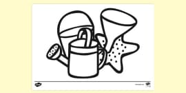 FREE! - Flowing Water Colouring | Colouring Sheets - Twinkl