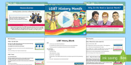 LGBT+ History Month KS2 Activity Pack (teacher made)