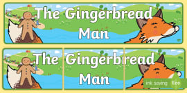 The Gingerbread Man Display Posters (teacher made)