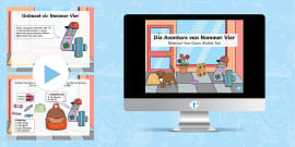 Die Avonture van Getal 4 (teacher made) - Twinkl