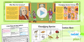 Classifying Living Things Worksheet (teacher made) - Twinkl