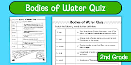 Second Grade Types of Landforms Quiz