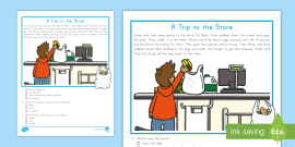 Picture Matching Comprehension | Grade 1 | Activity Pack