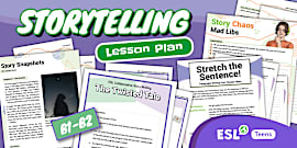 ESL Storytelling Activity Sheet: Story Builder