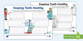 All About Healthy Teeth PowerPoint (teacher made) - Twinkl