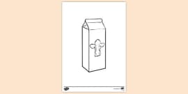 FREE! - Milk Leche Colouring | Colouring Sheets - Twinkl