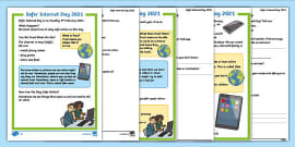 Safer Internet Day Reading Comprehension KS2