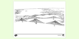 FREE! - Motorway Aerial View Colouring Sheet | Colouring Sheets