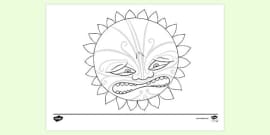 Sun Hat Colouring Sheet | Colouring Sheets | Twinkl - Twinkl