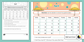 January Reading a Calendar Activity for K-2nd Grade - Twinkl