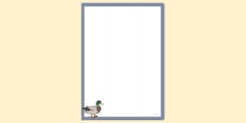 FREE! - Yellow Rubber Duck Page Border | Page Borders | Twinkl