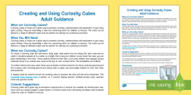 👉 Curiosity Cube Display Pack (teacher made) - Twinkl