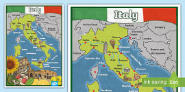 Italy Mind Map (teacher made)