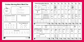Kindergarten Math Sheets | Resource | Twinkl USA - Twinkl