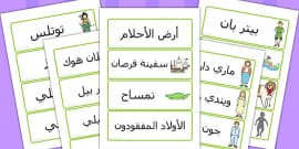 Peter Pan Word Mat (teacher made) - Twinkl