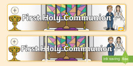 * NEW * First Holy Communion Display Borders (teacher made)
