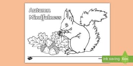 Autumn Coloring Sheets (Teacher-Made) - Twinkl