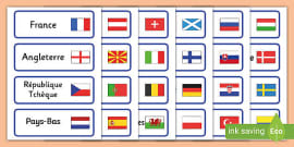 Countries of the World French Word Cards (teacher made)